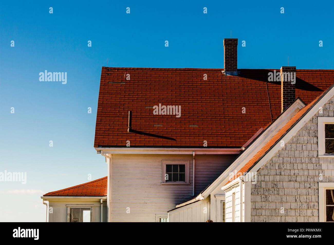 Monhegan museum and lighthouse hi-res stock photography and images - Alamy