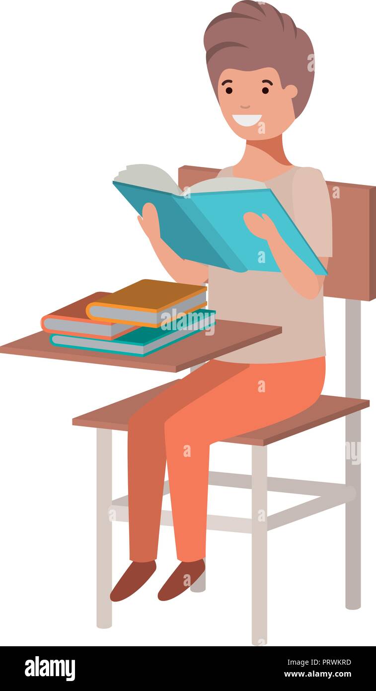 Child reading chair class Cut Out Stock Images & Pictures - Alamy