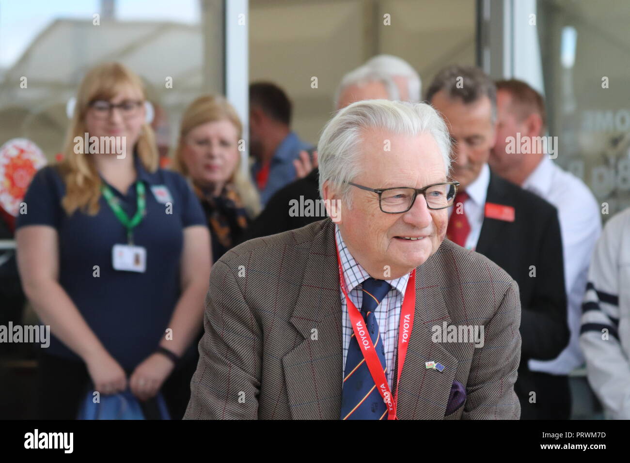 Deeside Rally Village, Wales UK Thursday 04 October 2018, Dafydd Elis ...