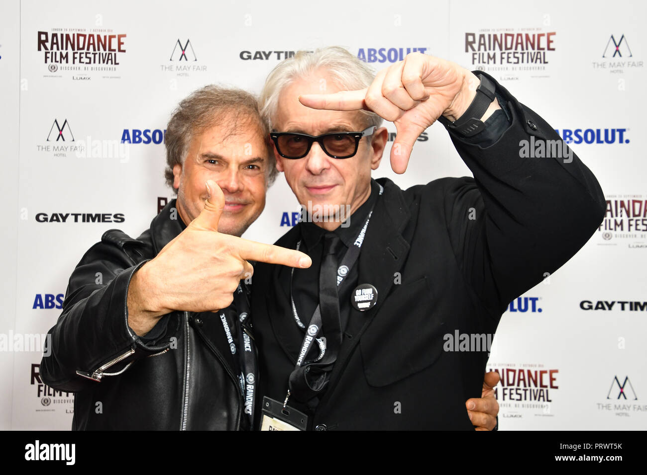 London, UK. 4th October, 2018. Lawrence David Foldes and Elliot Grove ...