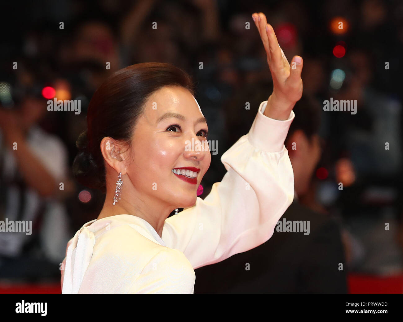 05th Oct, 2018. S. Korean actress Kim Hee-ae South Korean actress Kim ...