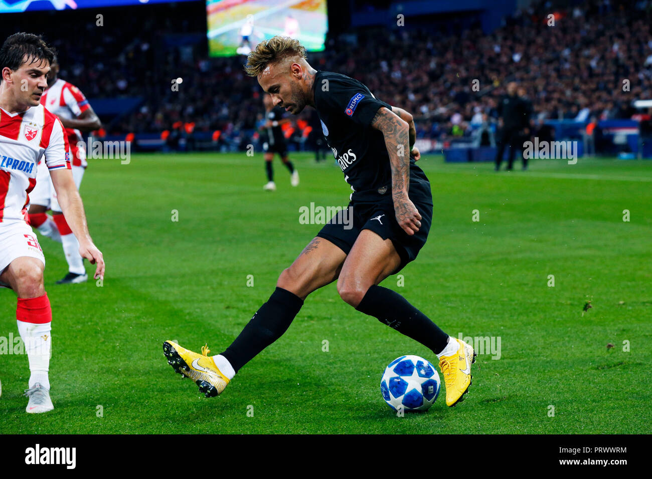 Paris, France. Credit: D. 3rd Oct, 2018. Neymar (PSG) Football/Soccer ...