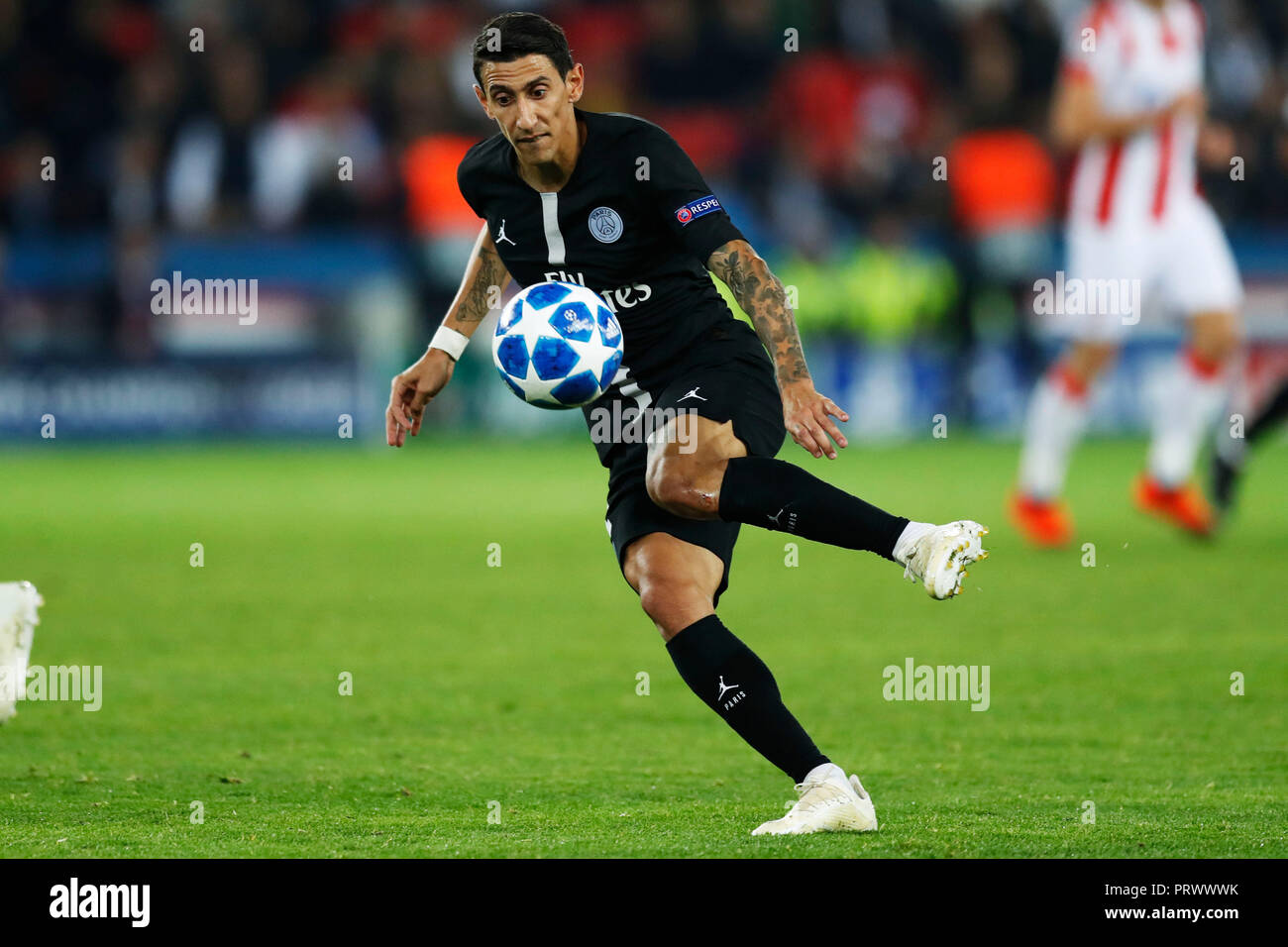 Paris, France. Credit: D. 3rd Oct, 2018. Angel Di Maria (PSG) Football ...