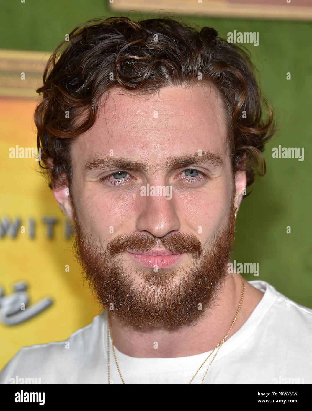 Hollywood, California, USA. 4th Oct, 2018. Aaron Taylor-Johnson arrives ...
