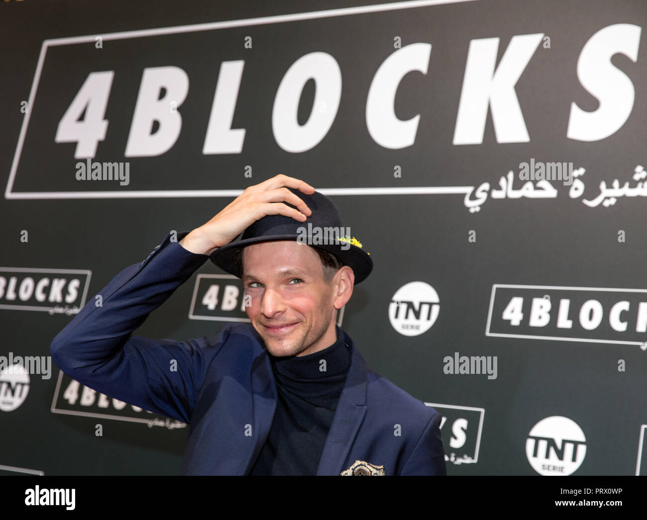 04 October 2018, Berlin: Actor Sabin Tambrea on the red carpet for the ...