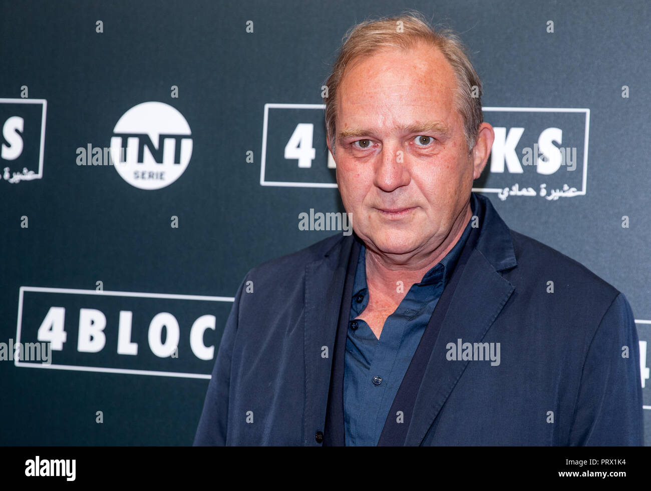 04 October 2018, Berlin: Actor Uwe Preuss on the Red Carpet for the ...