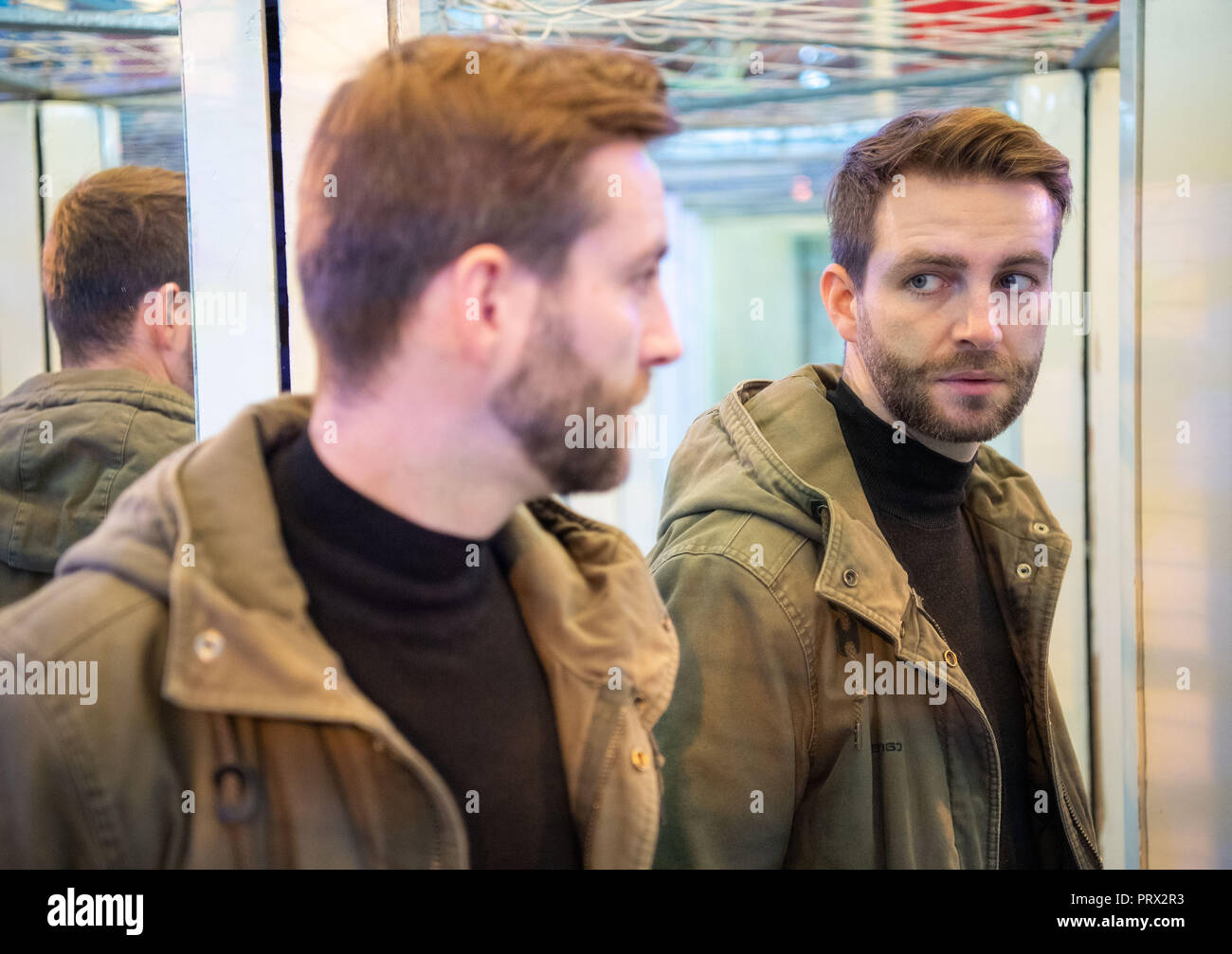 Munich, Bavaria. 04th Oct, 2018. Johannes Sumpich alias Josh. stands in ...