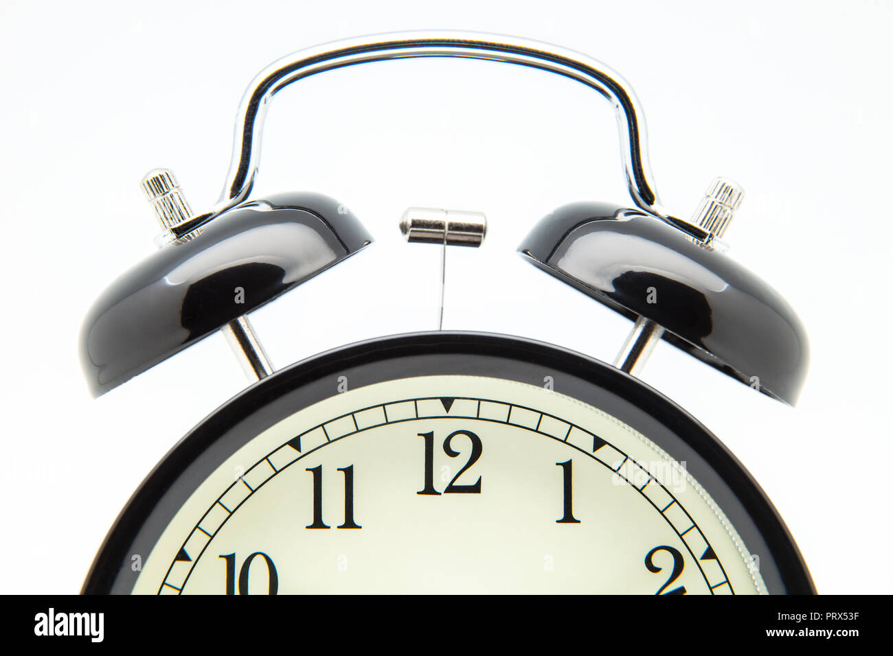clock's bells on a white background Stock Photo - Alamy