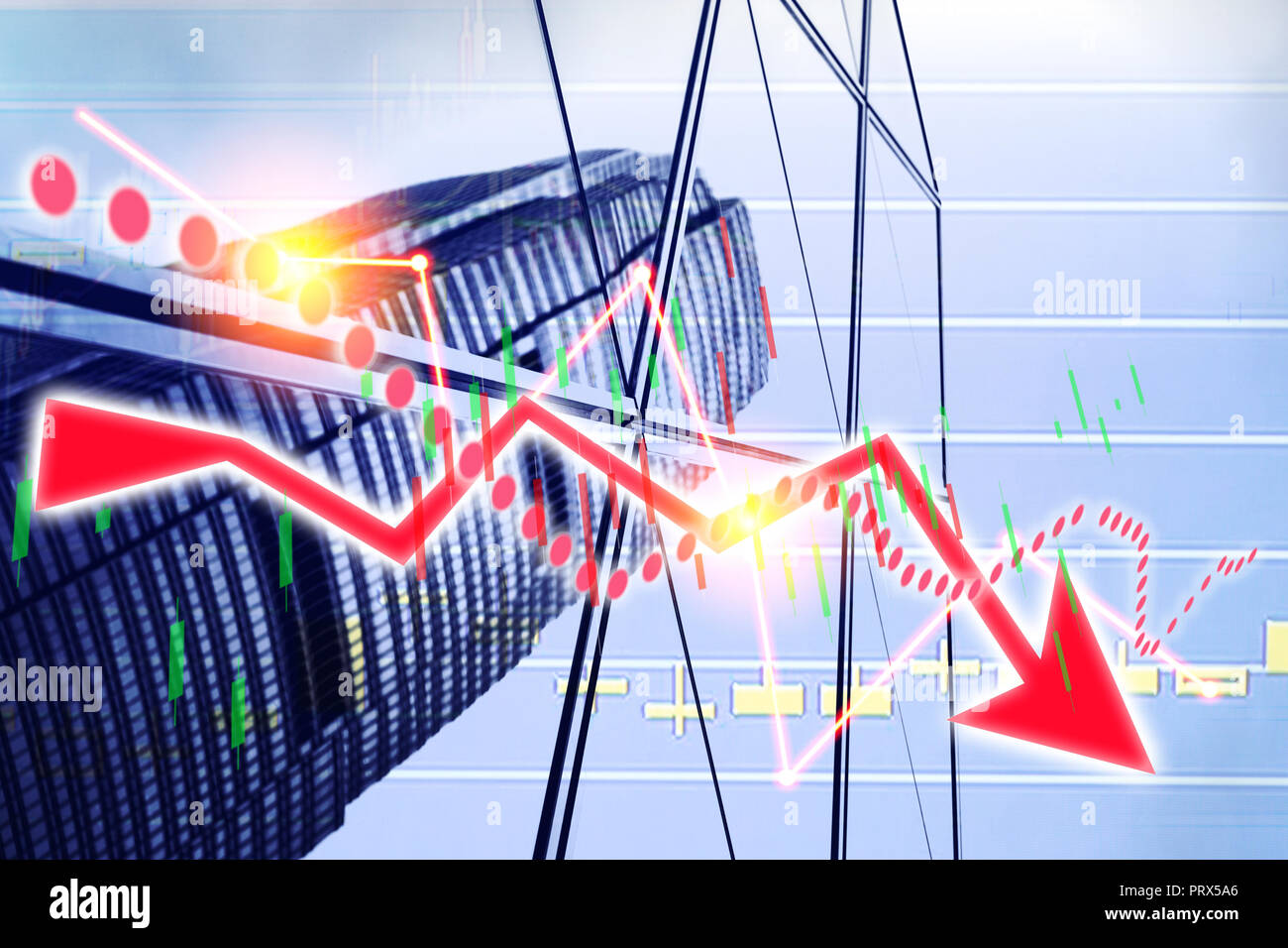 Stock index growth shown the graph and chart in Commercial buildings ...