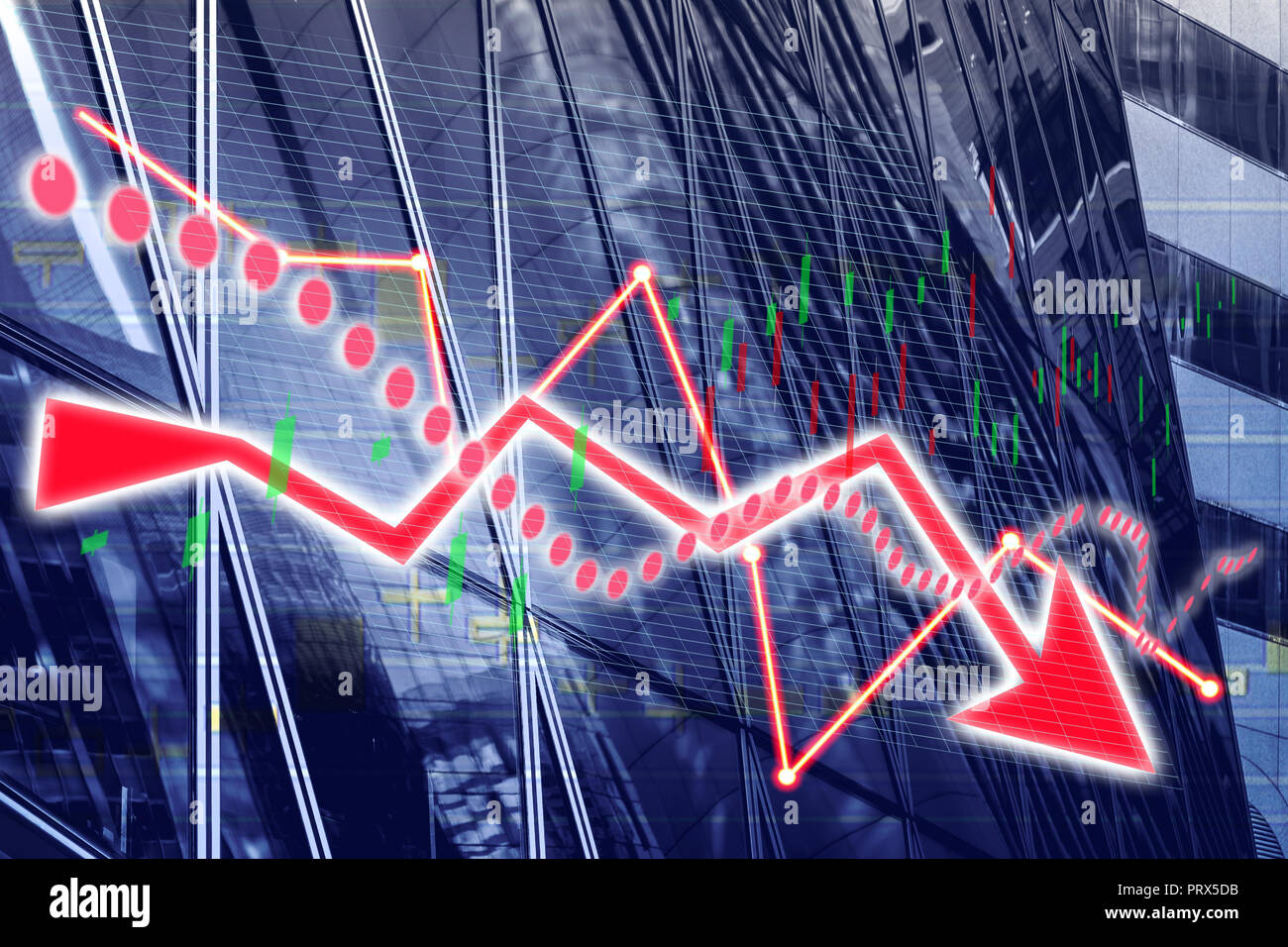 Stock index growth shown the graph and chart in Commercial buildings ...