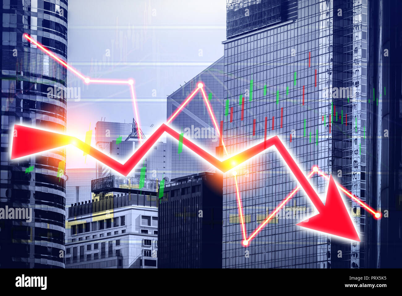 Stock index growth shown the graph and chart in Commercial buildings ...