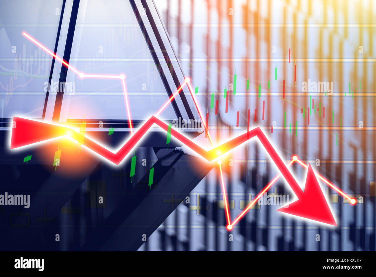Stock index growth shown the graph and chart in Commercial buildings ...