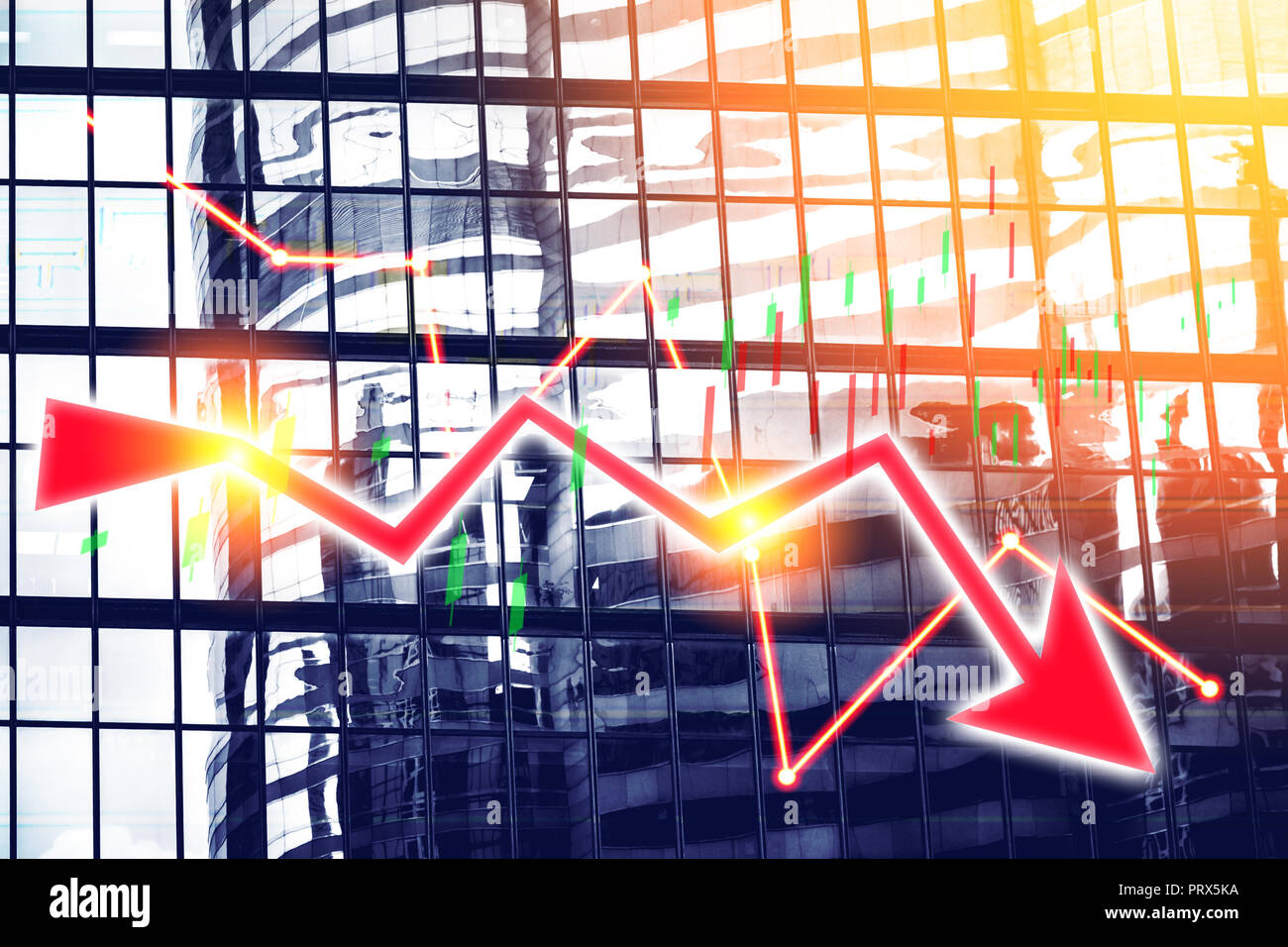 Stock index growth shown the graph and chart in Commercial buildings ...