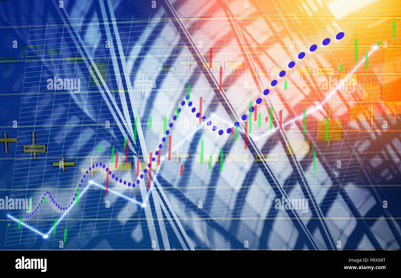 Stock index growth shown the graph and chart in Commercial buildings ...