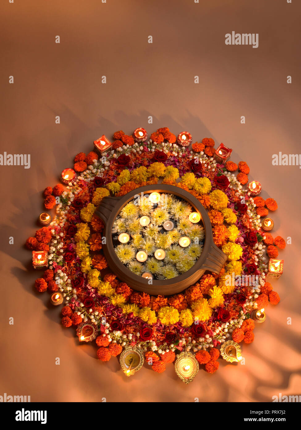 A STILL LIFE OF DIWALI FESTIVAL DECORATION IN MUMBAI INDIA SHOWING ...
