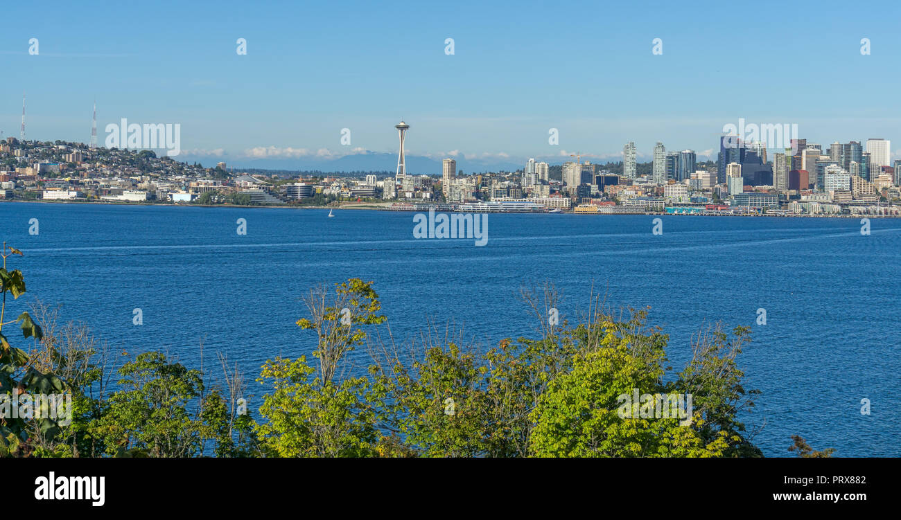 A view of the Seattle skyline Stock Photo - Alamy