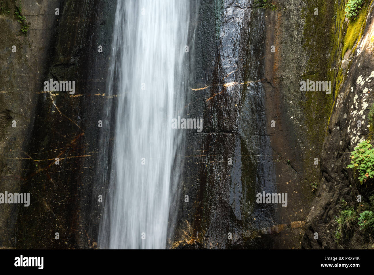 Landscape of Smolare waterfall cascade in Belasica Mountain, Novo Selo ...
