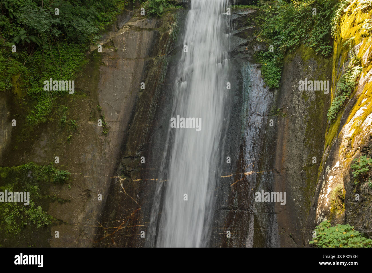 Landscape of Smolare waterfall cascade in Belasica Mountain, Novo Selo ...