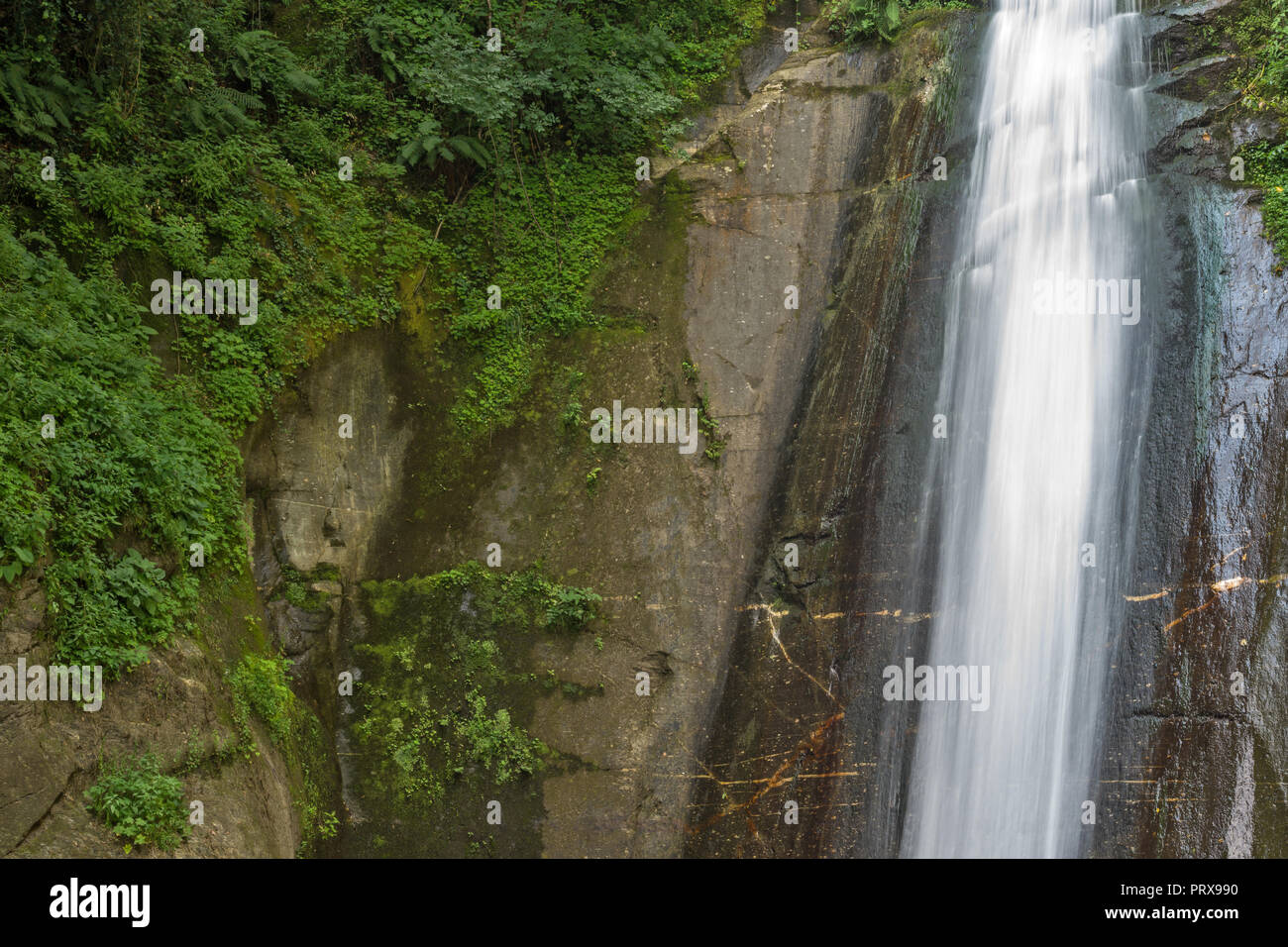 Landscape of Smolare waterfall cascade in Belasica Mountain, Novo Selo ...