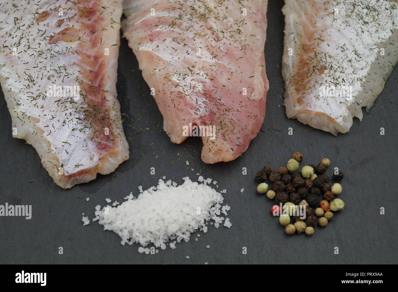 Snapper fish filet Stock Photo - Alamy