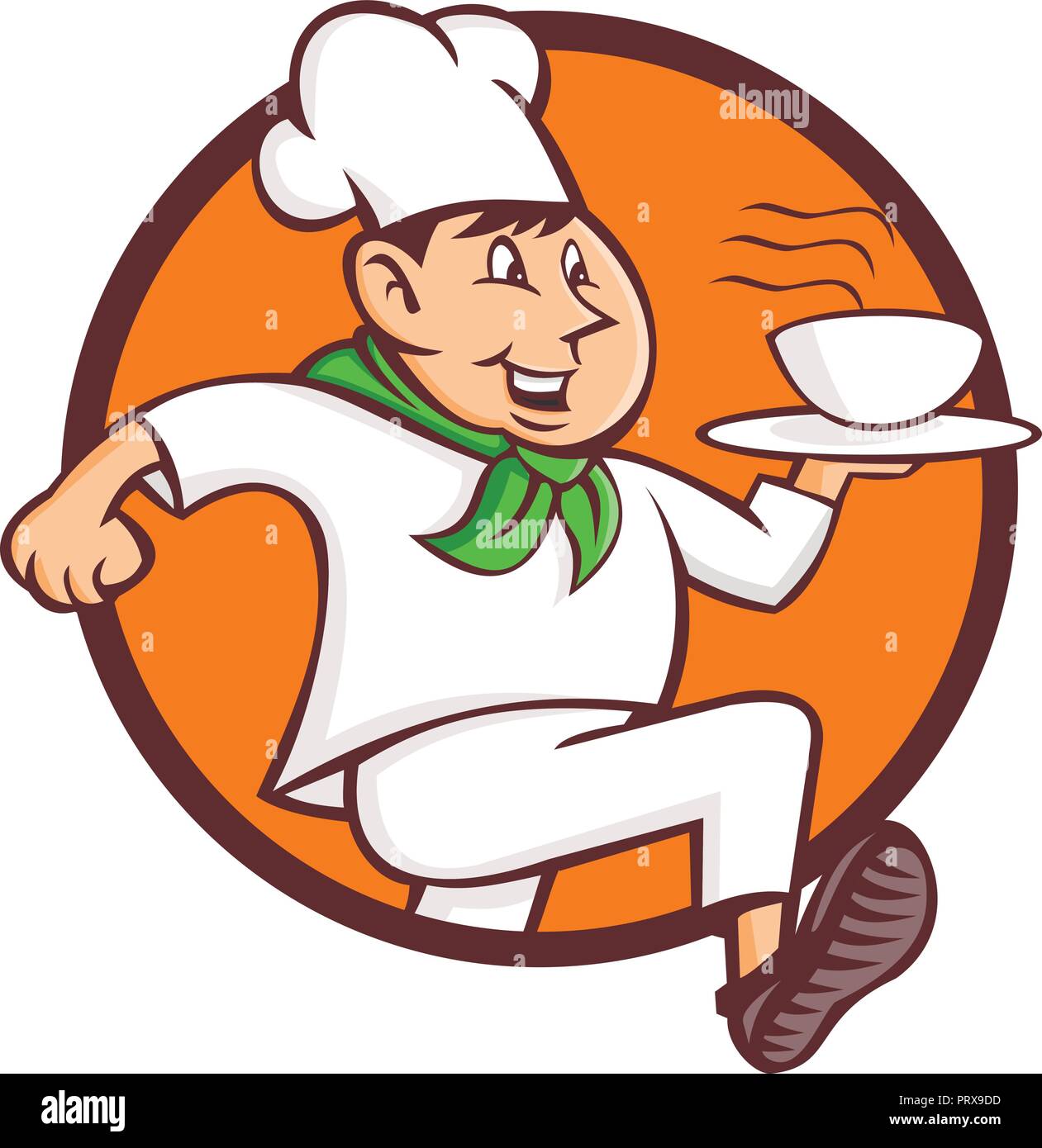 Food runner Stock Vector Images - Alamy