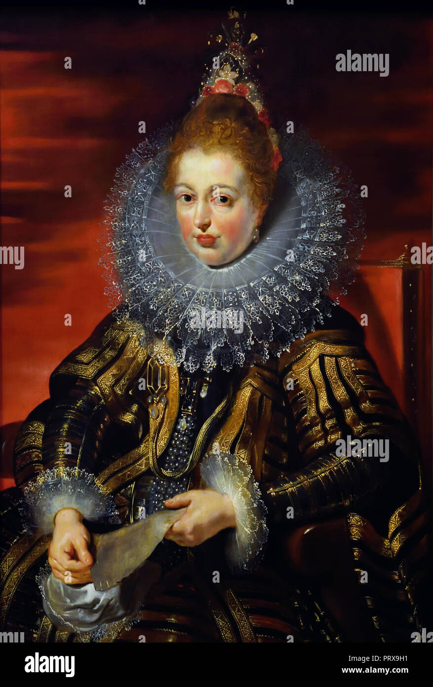Infanta Isabella Clara Eugenia (1566-1633), wife of Albrecht VII 1615 ...
