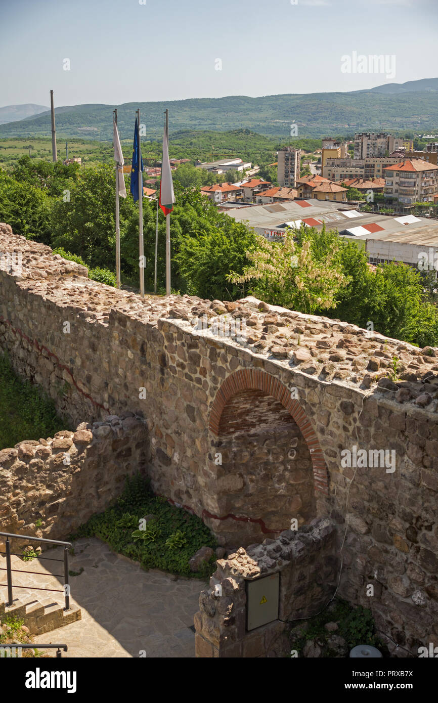 PERISTERA FORTRESS, PESHTERA, BULGARIA - MAY 5, 2018: Ruins of Ancient ...