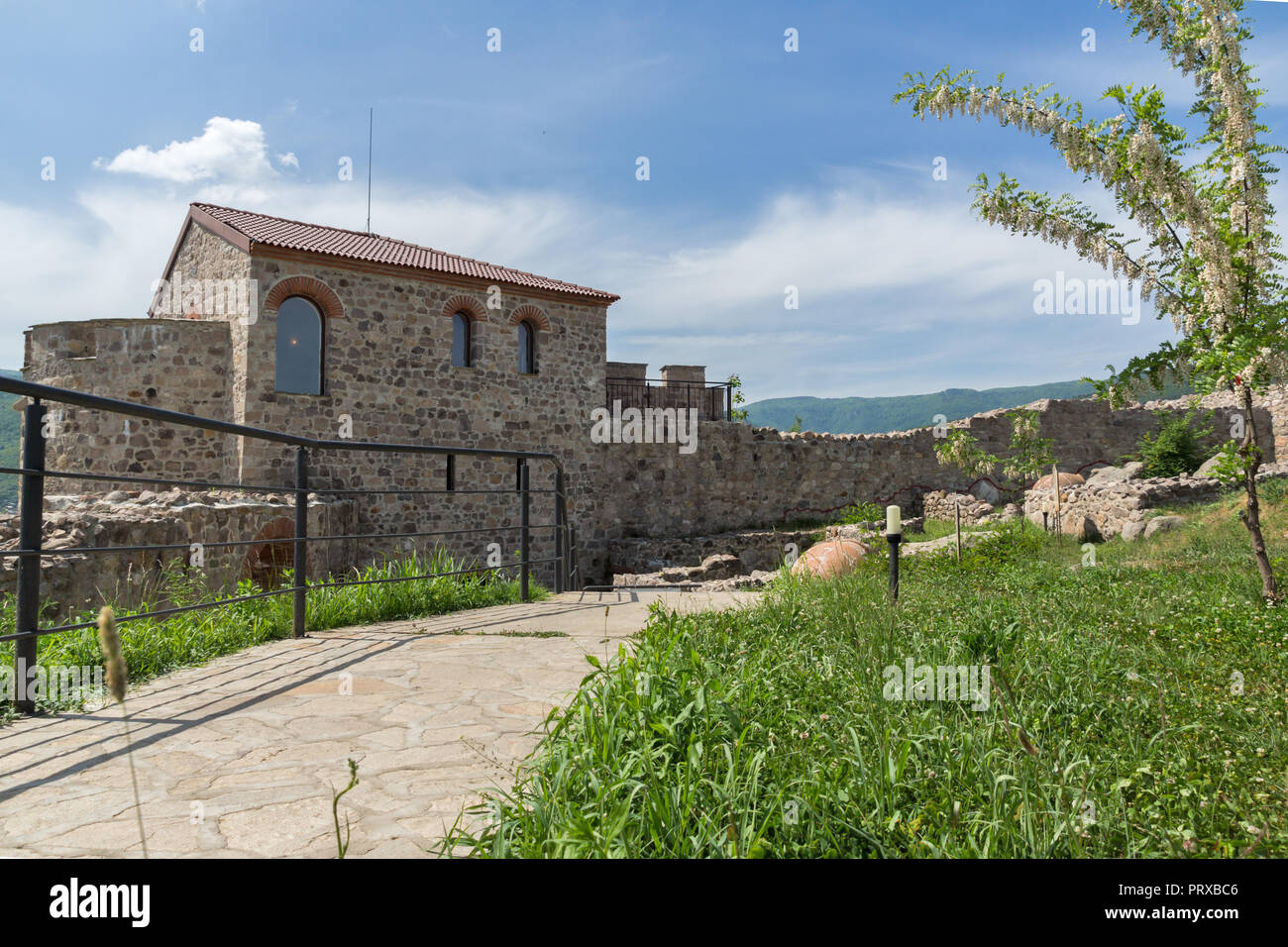 PERISTERA FORTRESS, PESHTERA, BULGARIA - MAY 5, 2018: Ruins of Ancient ...