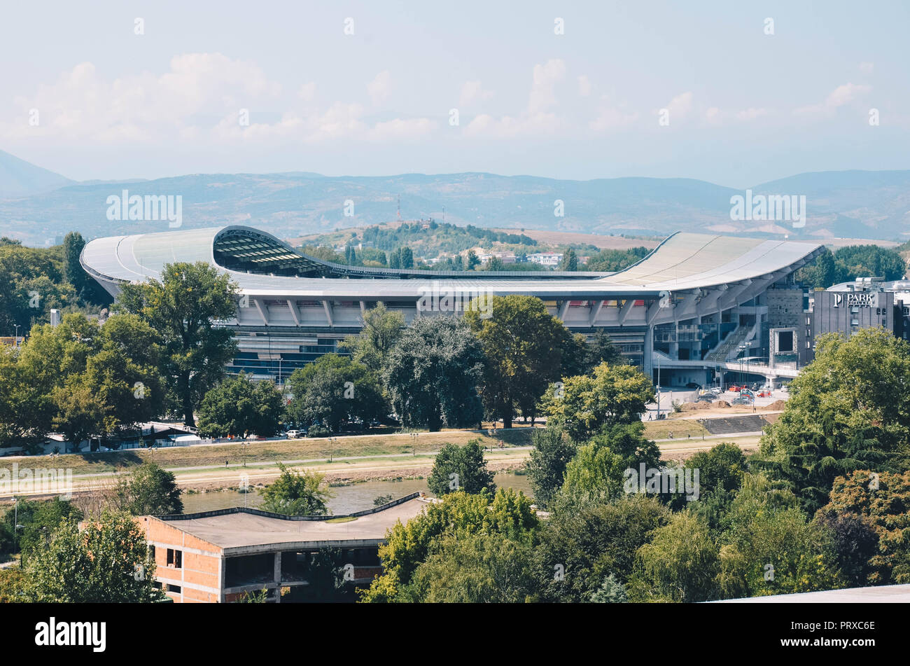 Macedonia park stadium hi-res stock photography and images - Alamy
