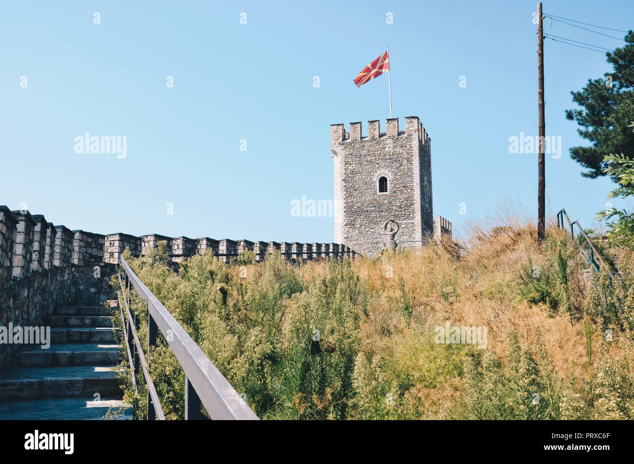 Kale Fortress, Skopje, Republic of Macedonia, September 2018 Stock ...