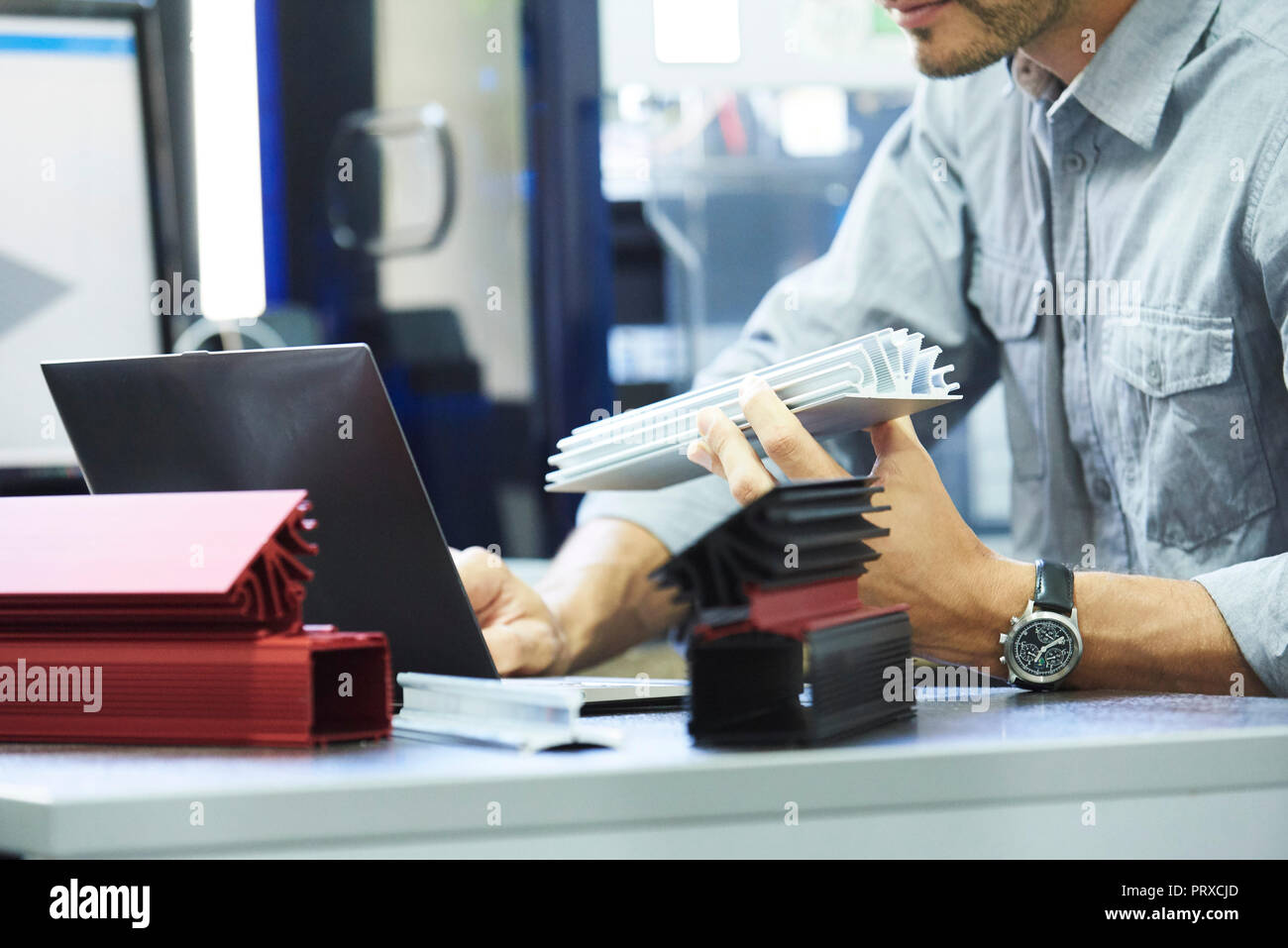 Engineer working laptop computer engineering hi-res stock photography ...