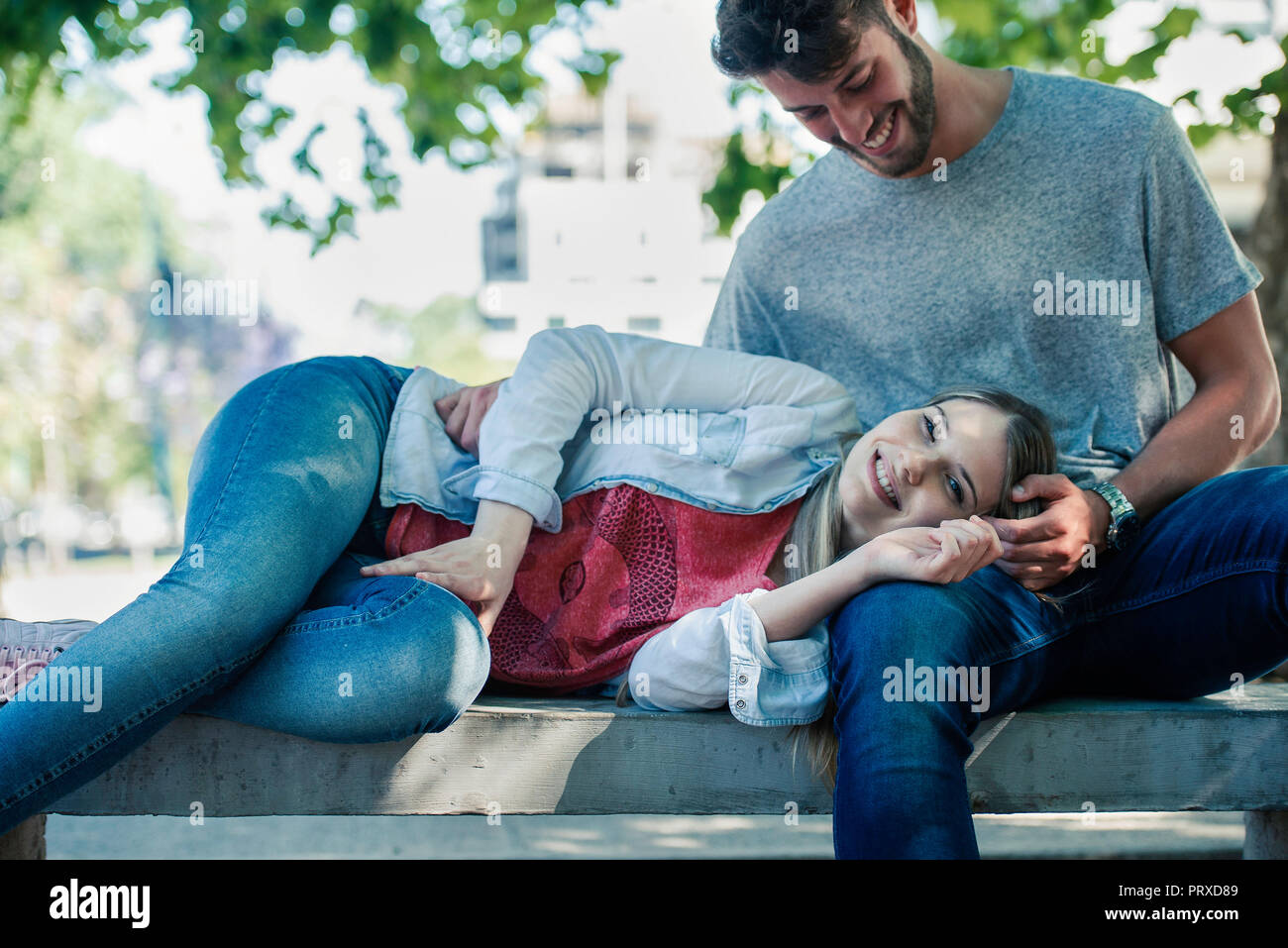 Woman on mans lap hi-res stock photography and images - Alamy