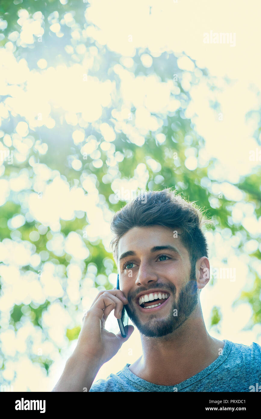 Man standing talking front view hi-res stock photography and images - Alamy