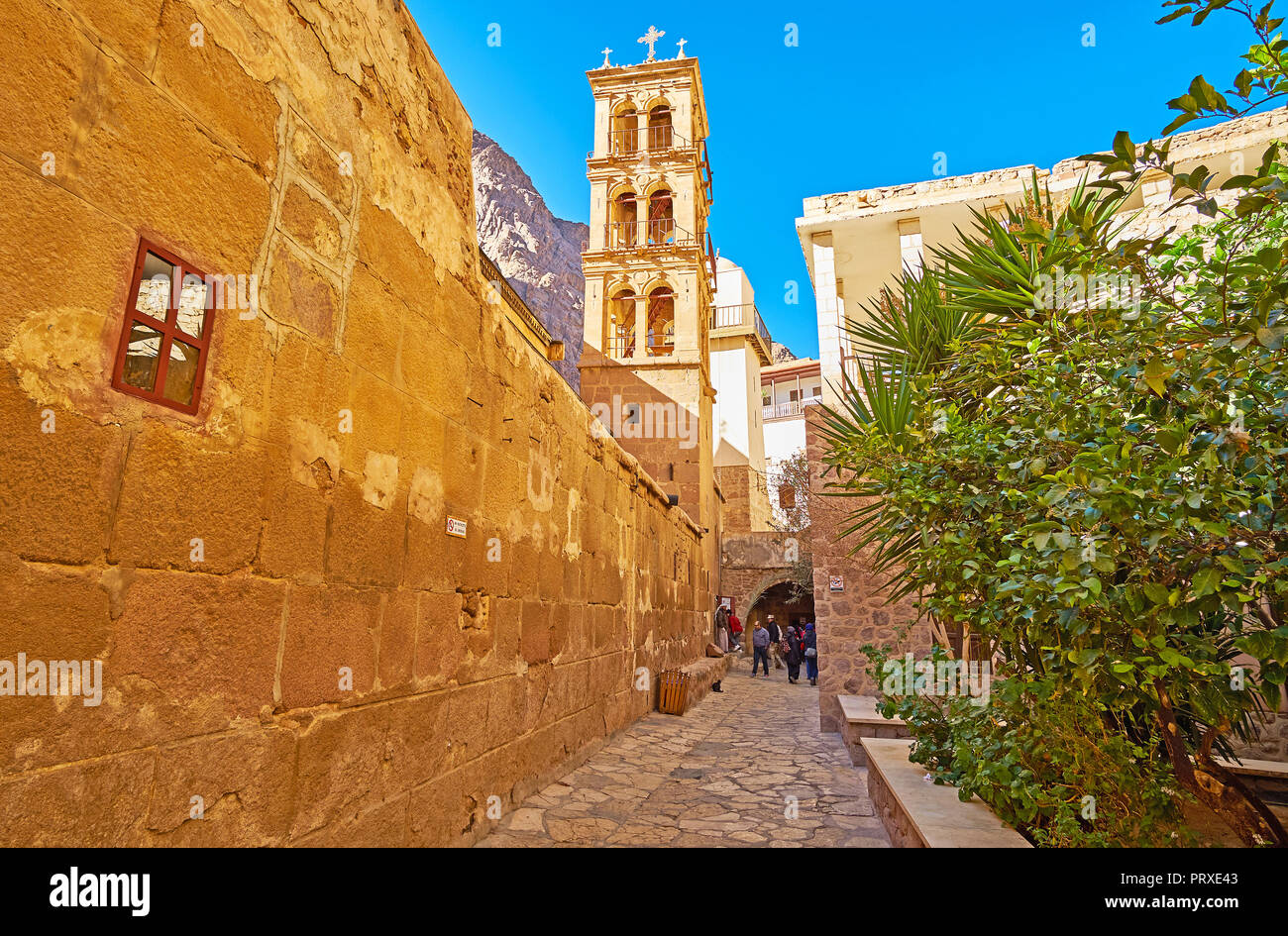 ST CATHERINE, EGYPT - DECEMBER 25, 2017: Explore God-Trodden Mount ...