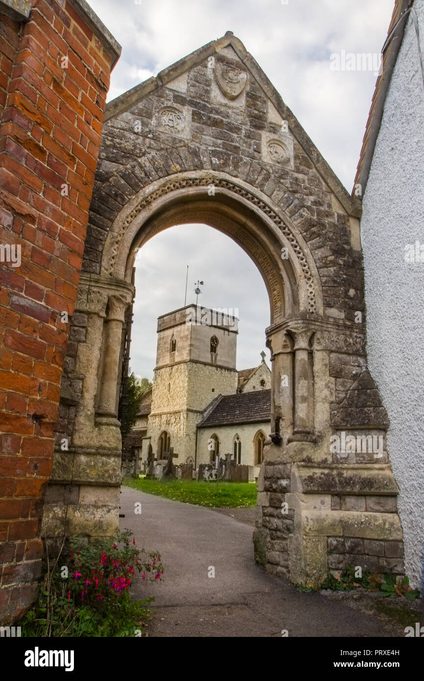 October 2017 - St Michael's church, a typical parish church, and ...
