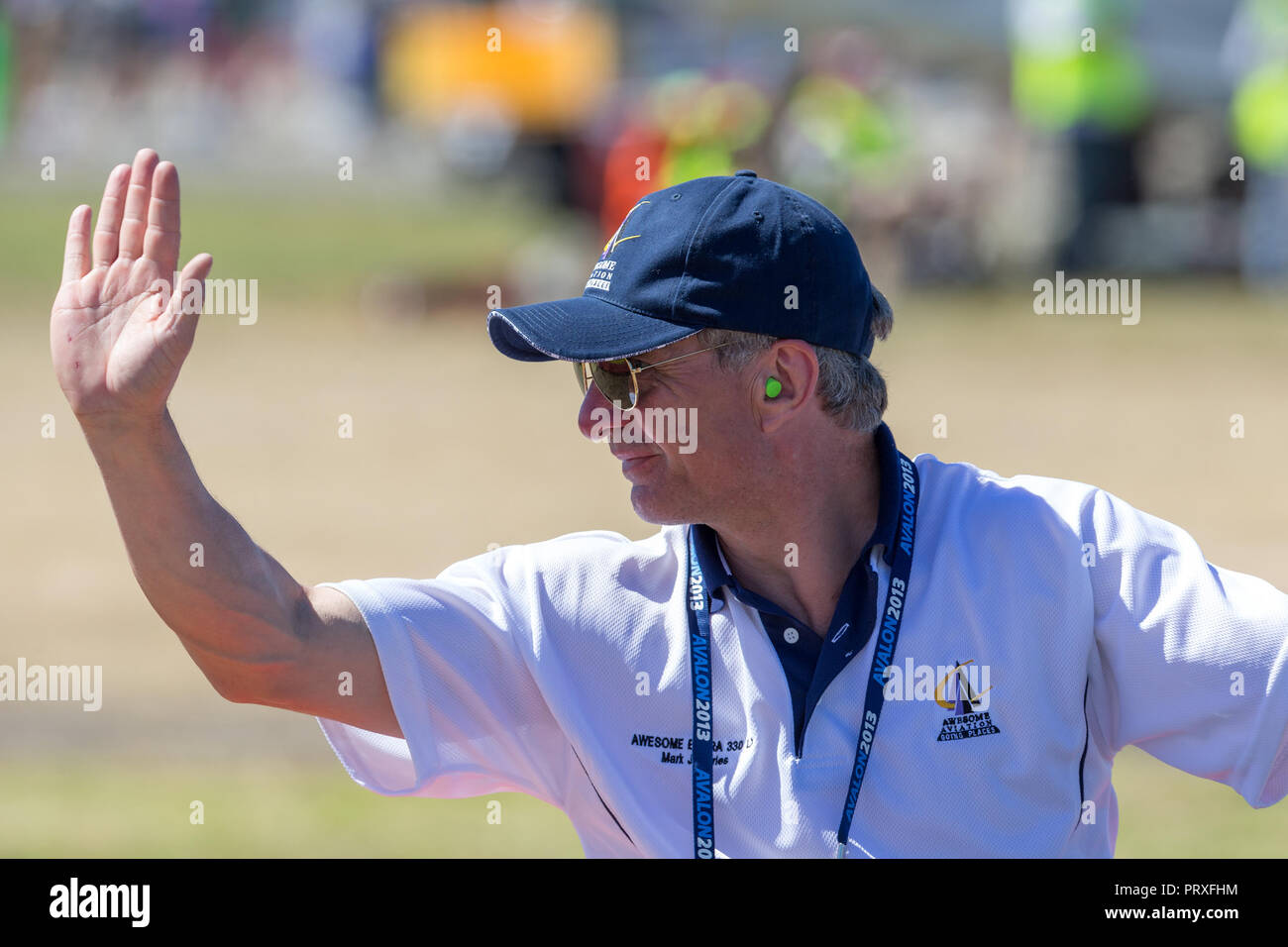 British aerobatic pilot Mark Jefferies Stock Photo - Alamy