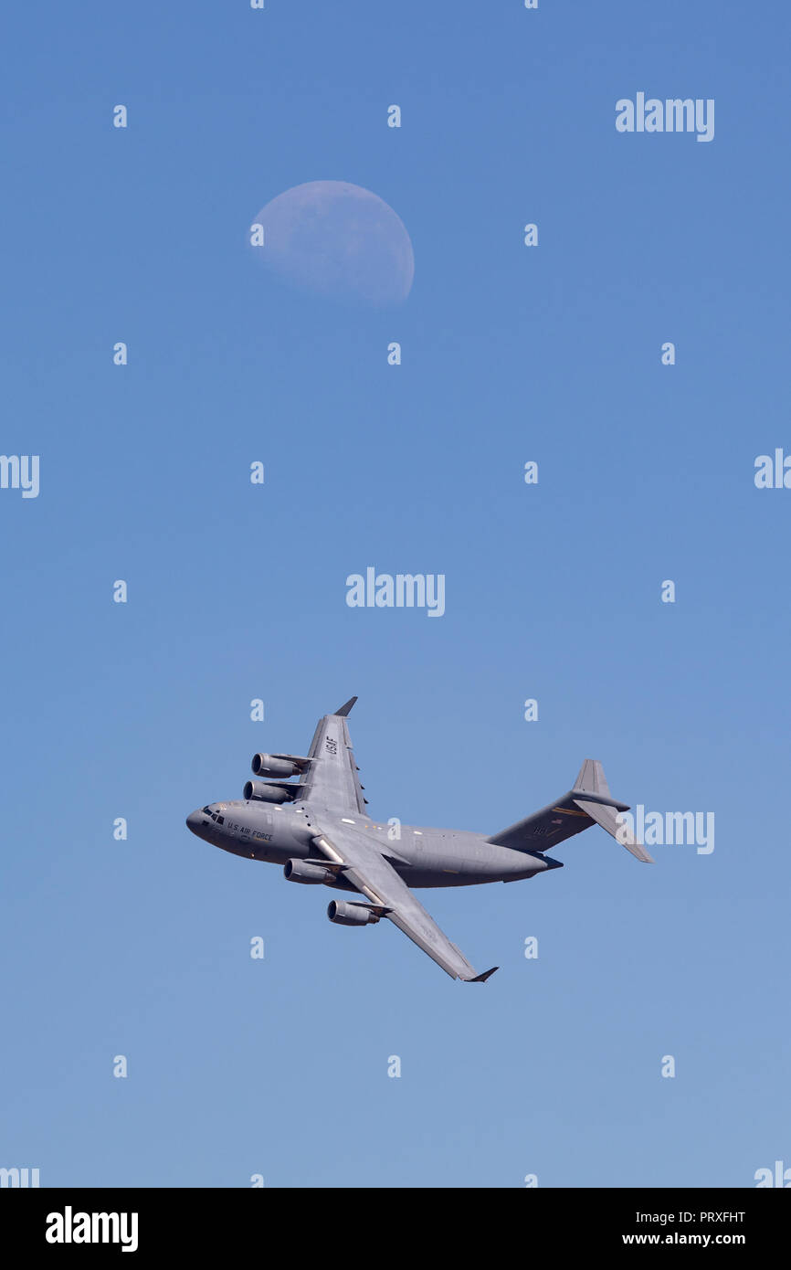 United States Air Force (USAF) Boeing C-17A Globemaster III military ...