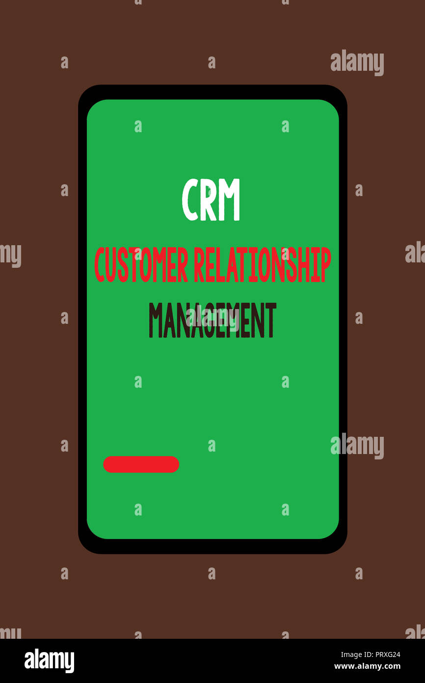 Handwriting Text Crm Customer Relationship Management Concept Meaning Manage And Analyze