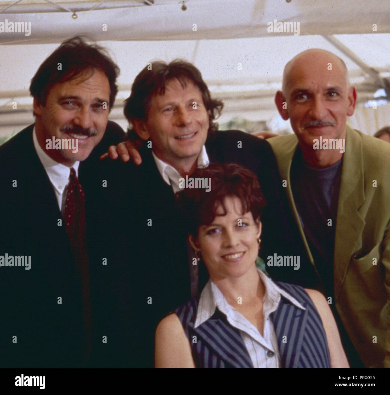 Cannes. France. Stuart Wilson, Roman Polanski, Sigourney Weaver and Ben ...