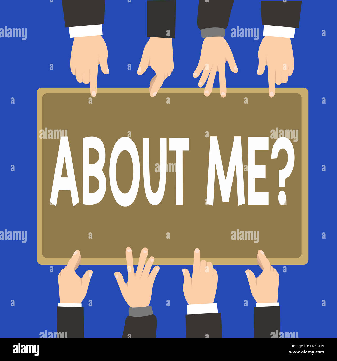 Word writing text ABOUT ME question. Business concept for Interrogating ...