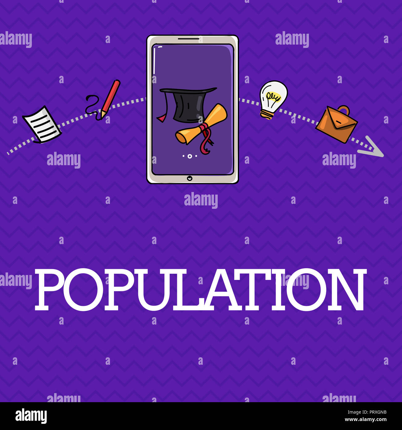 World population growth chart hi-res stock photography and images - Alamy