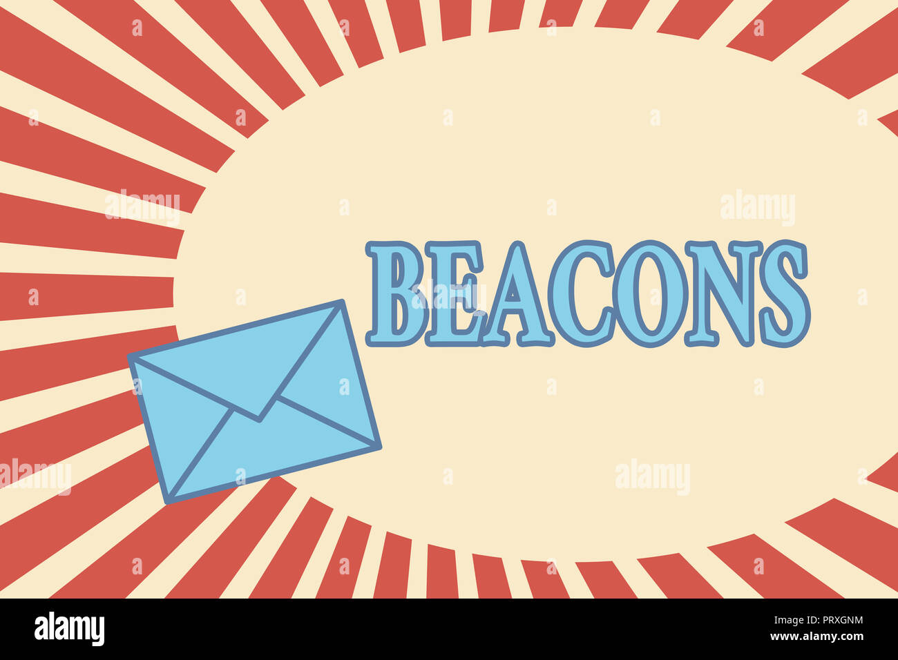 Handwriting text Beacons. Concept meaning Fire or light in high ...