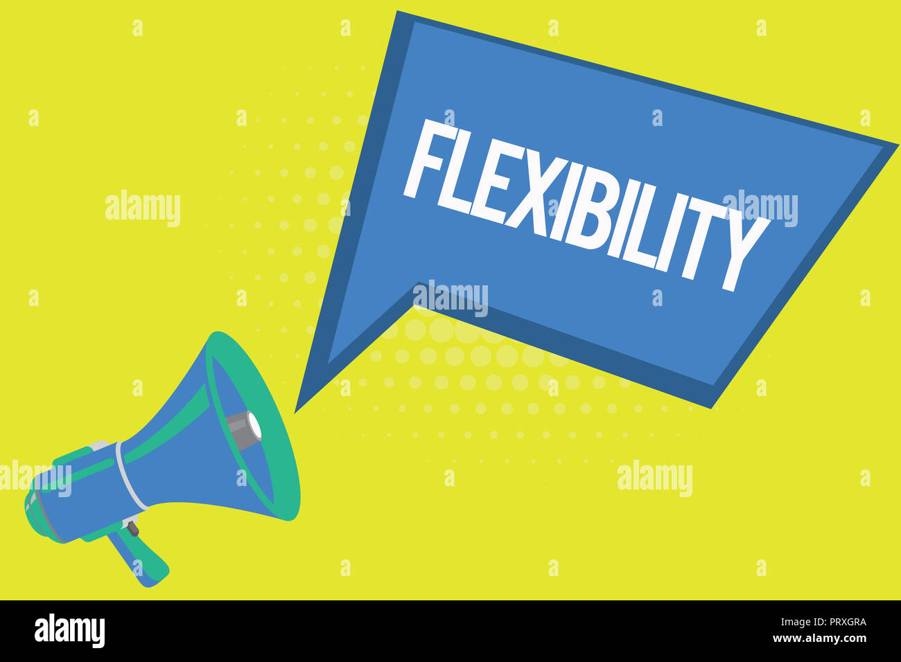 Word writing text Flexibility. Business concept for Quality of bending ...