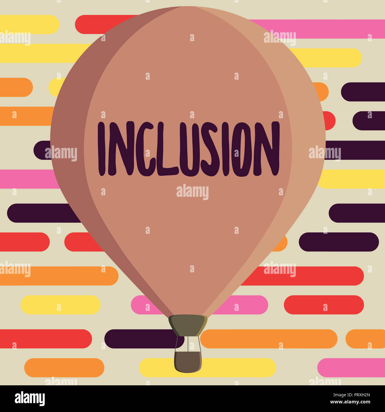 Text sign showing Inclusion. Conceptual photo action state including of ...