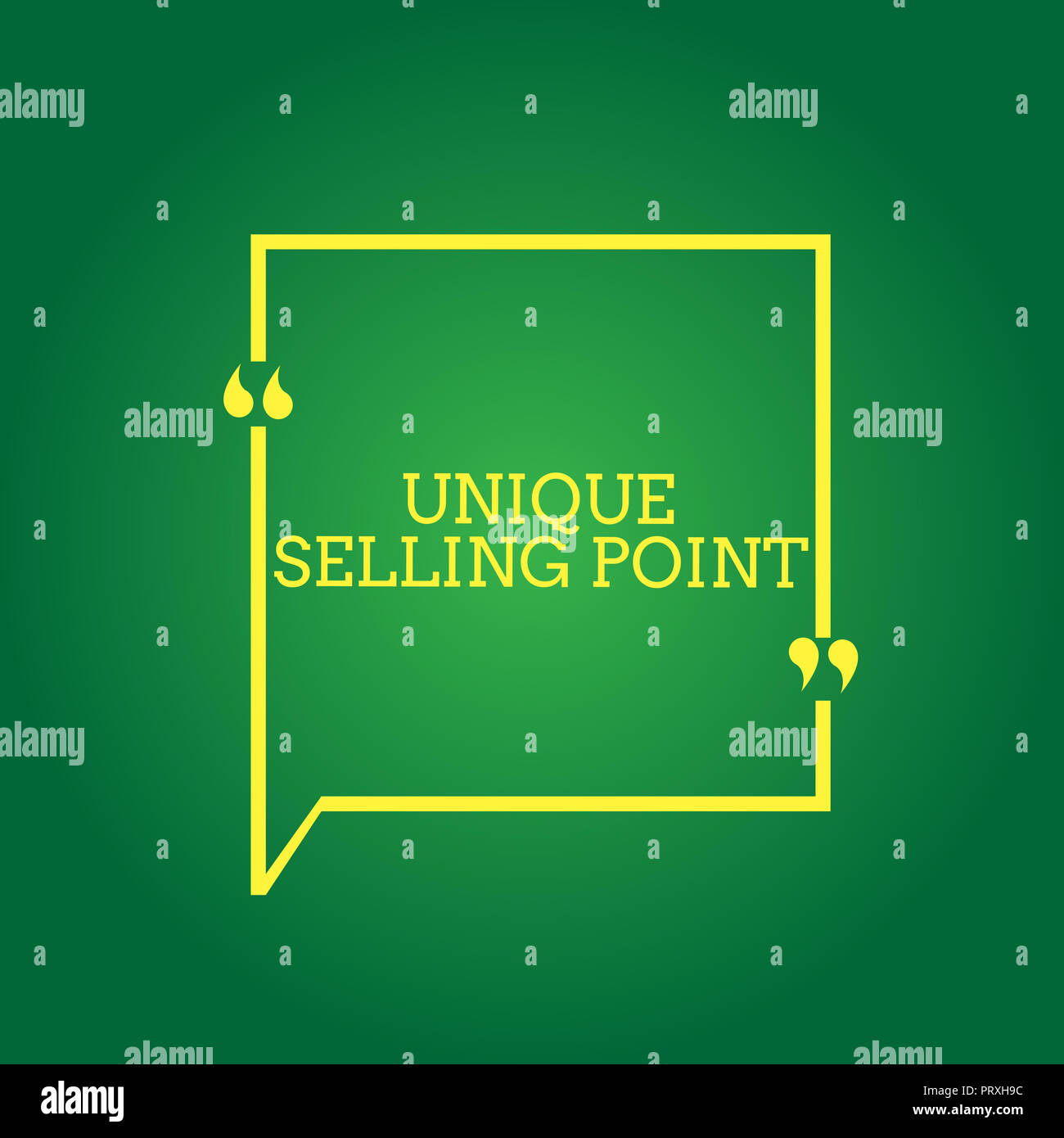 Text sign showing Unique Selling Point. Conceptual photo Differentiate ...