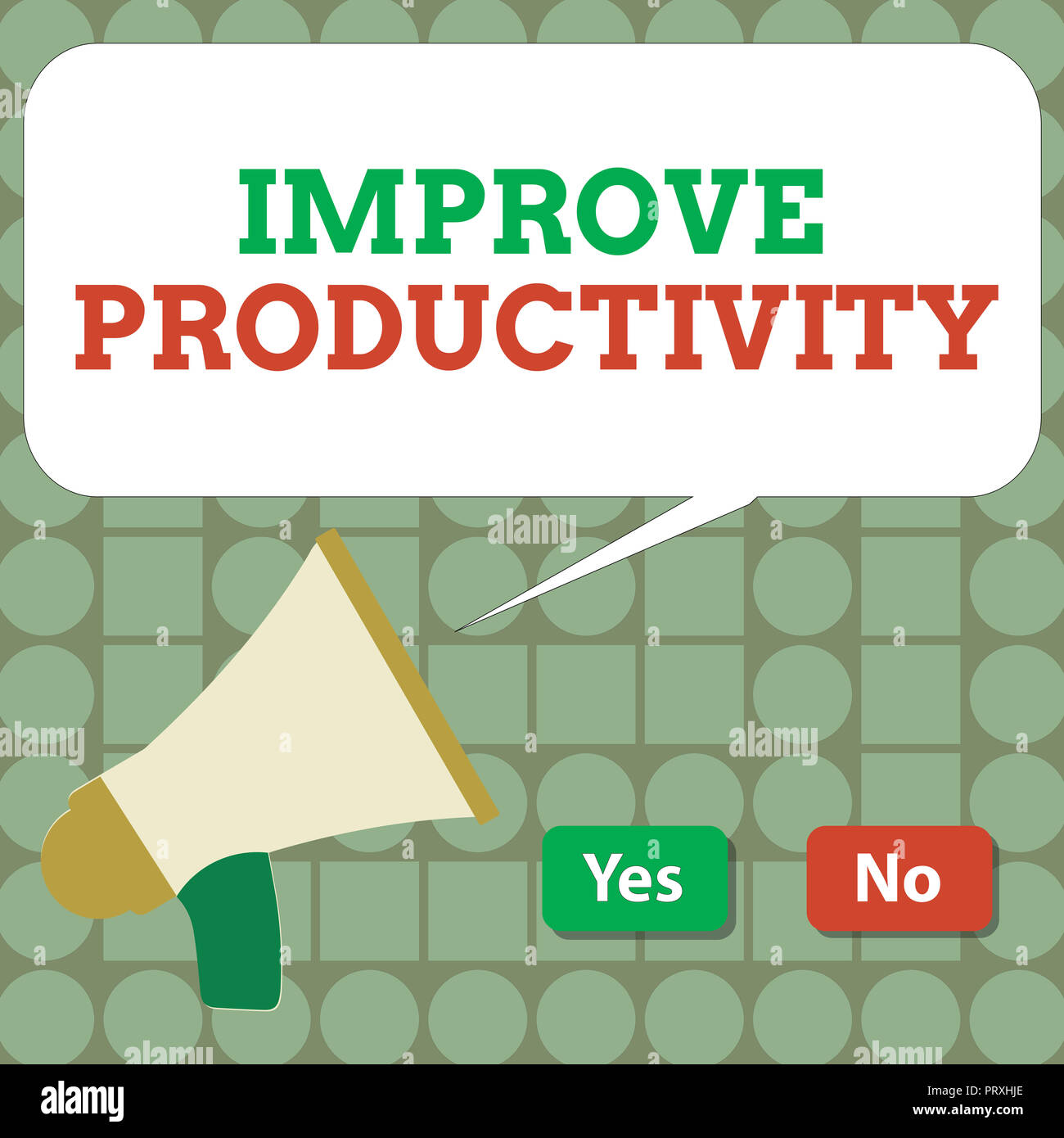 Text sign showing Improve Productivity. Conceptual photo Enhance the ...
