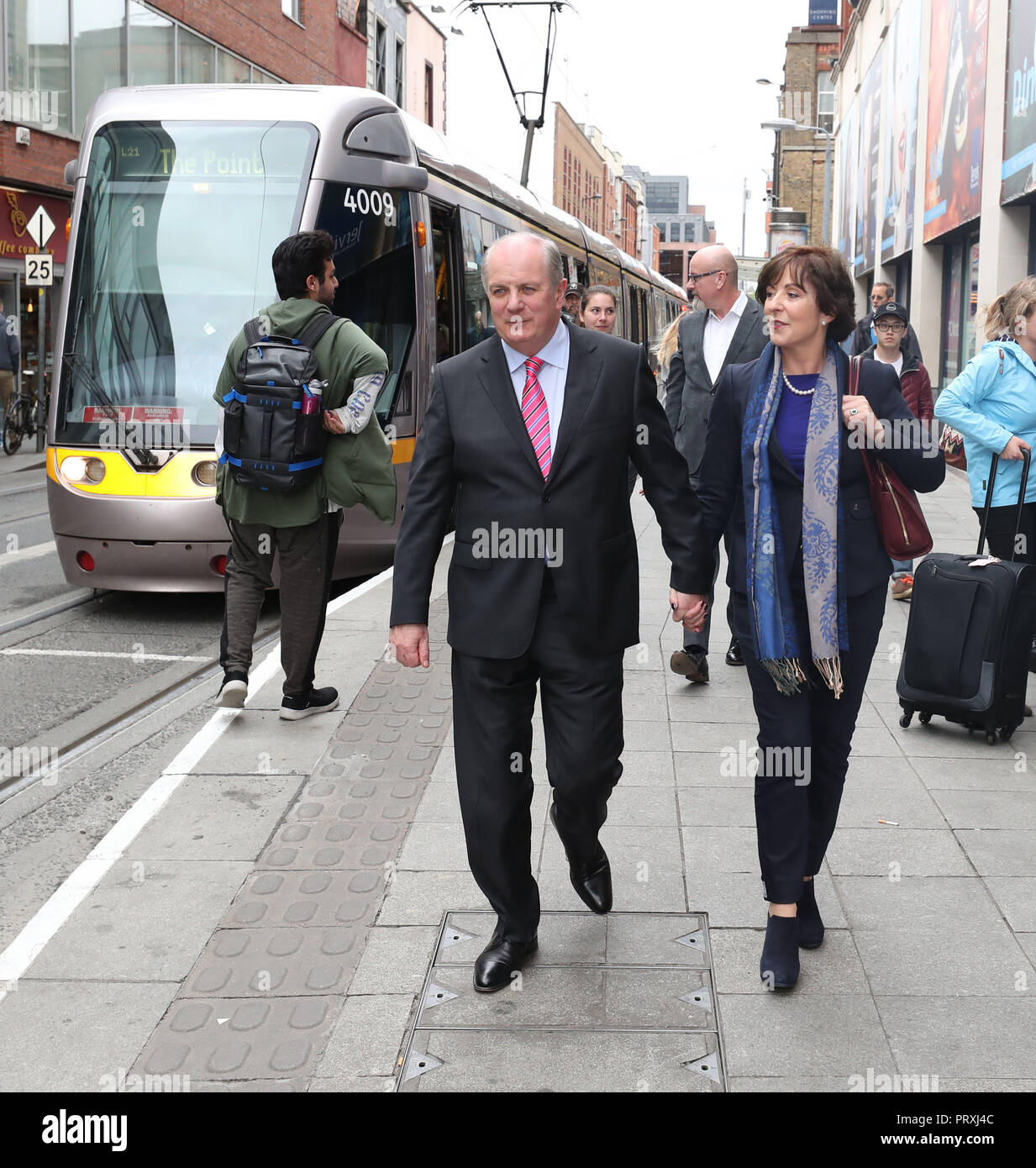 Presidential candidate Gavin Duffy and his wife Orlaith Carmody ...