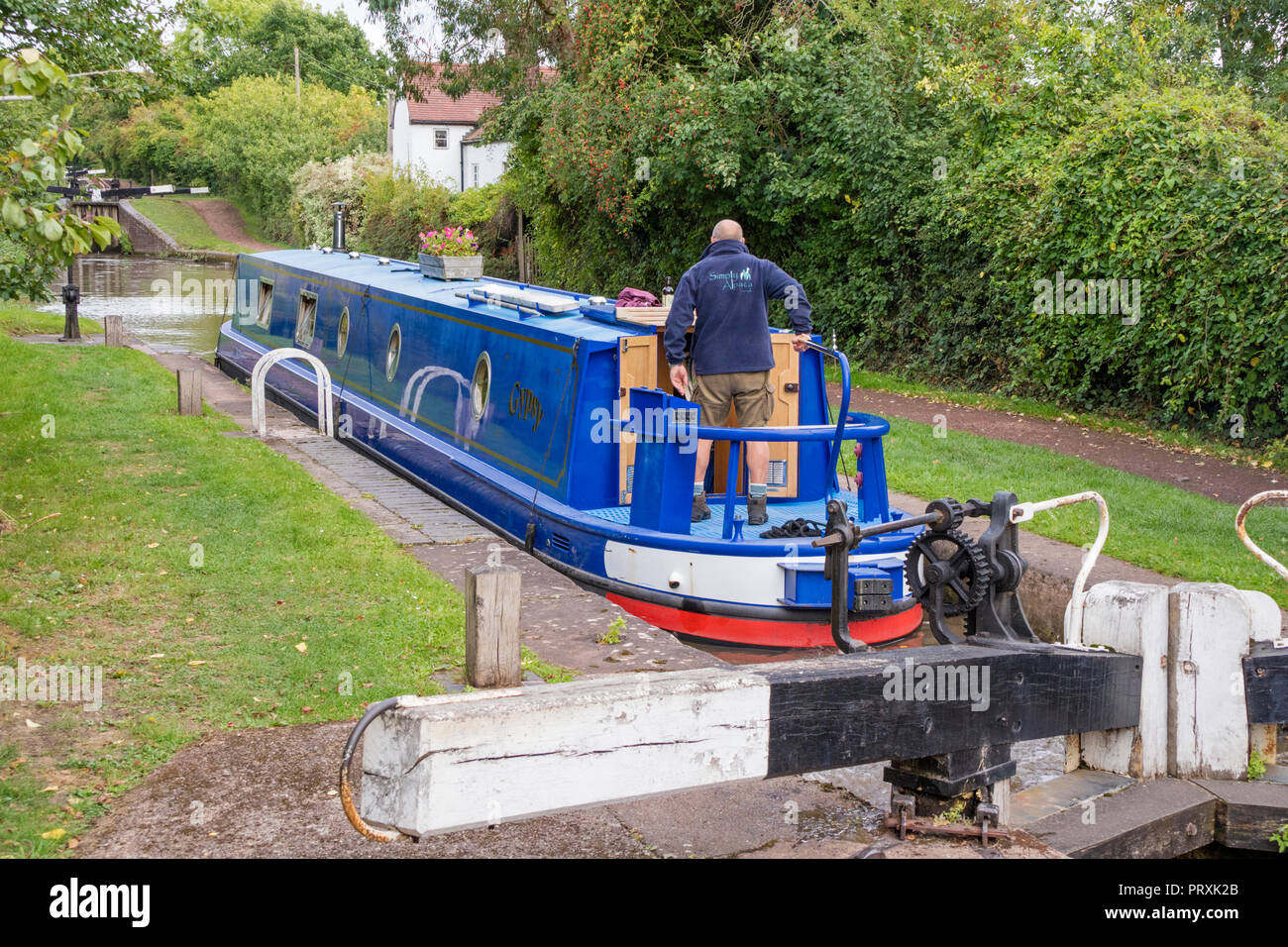 The Worcester and Birmingham Canal near Tardebigge, Worcestershire ...