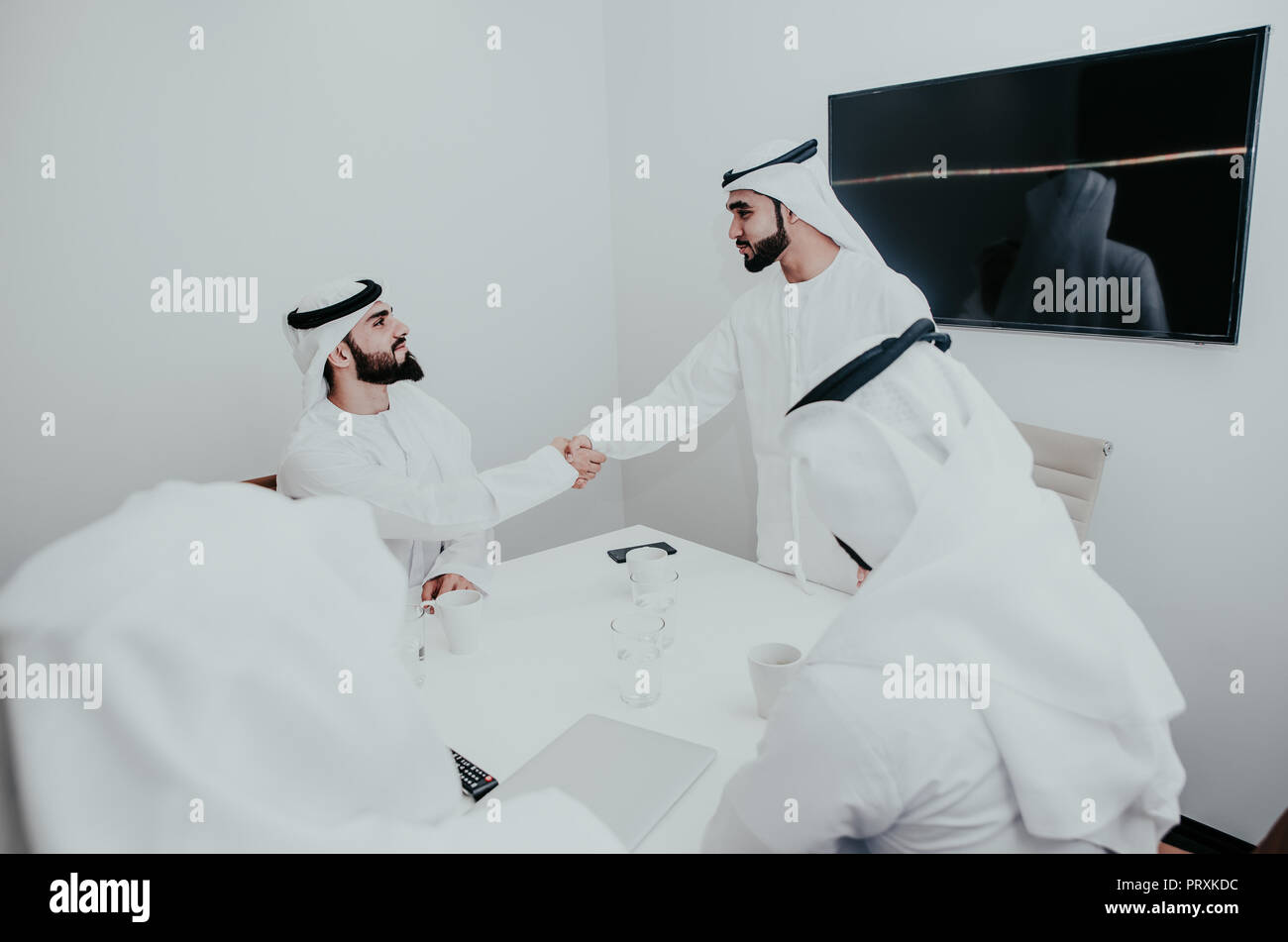 Arabic business team in the office Stock Photo - Alamy