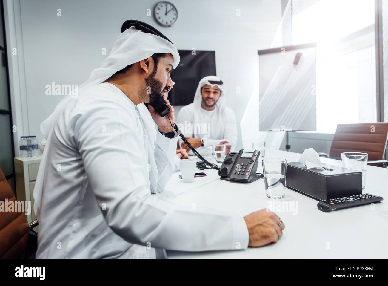 Arabic business team in the office Stock Photo - Alamy